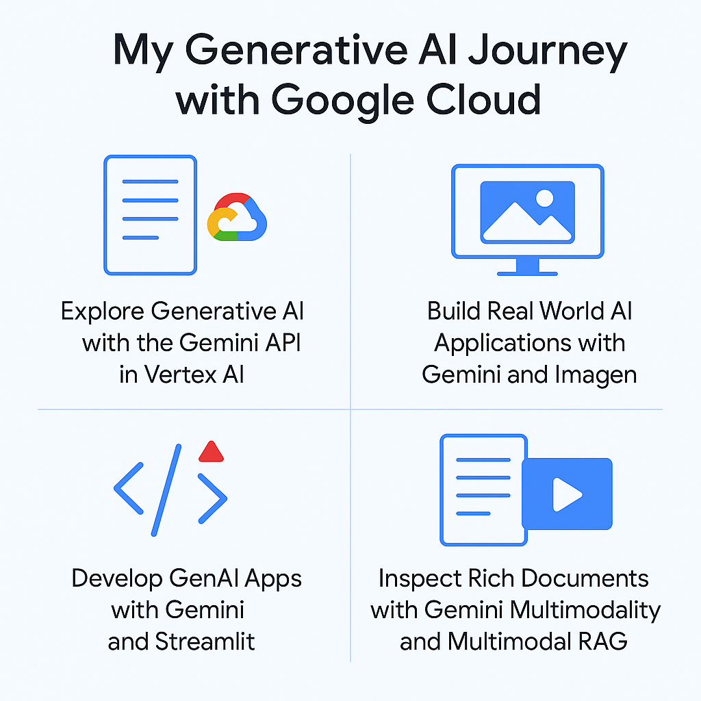 🧠 My Generative AI Journey with Google Cloud: From Text to Multimodal ...