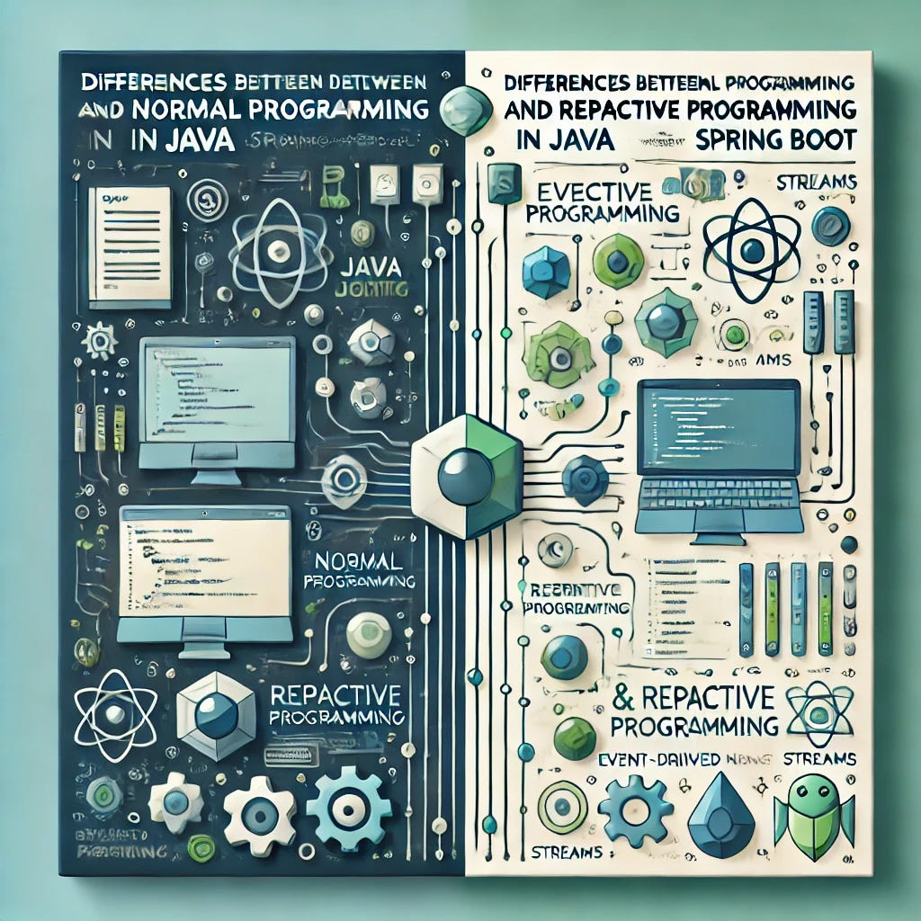 Differences Between Normal Programming and Reactive Programming in Java Spring Boot | by Rishi's ...
