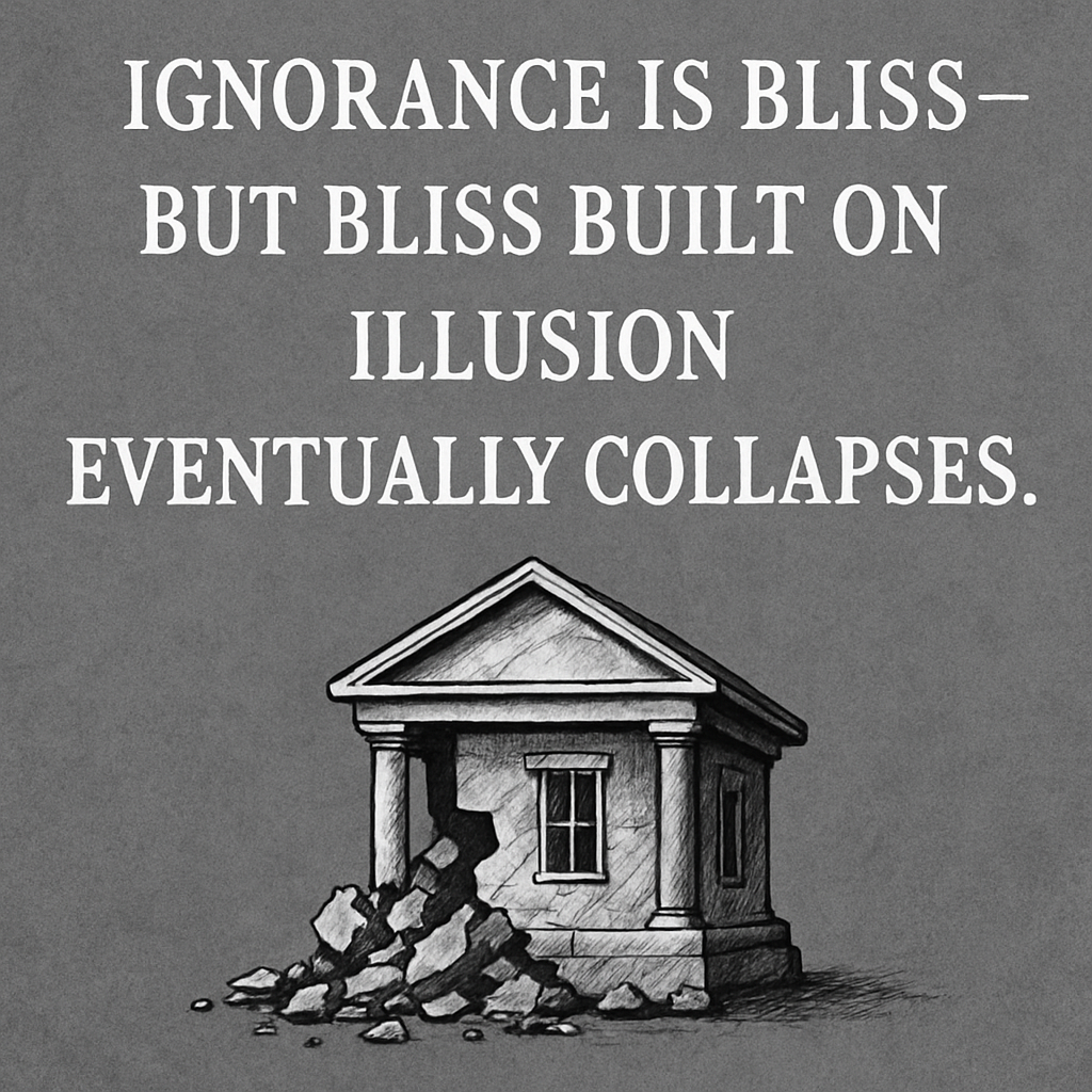 Ignorance is Bliss. - Yehansa - Medium