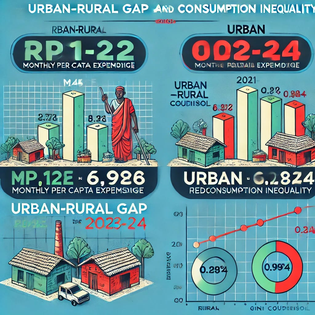 Declining Urban-Rural Gap and Consumption Inequality in India: Key ...