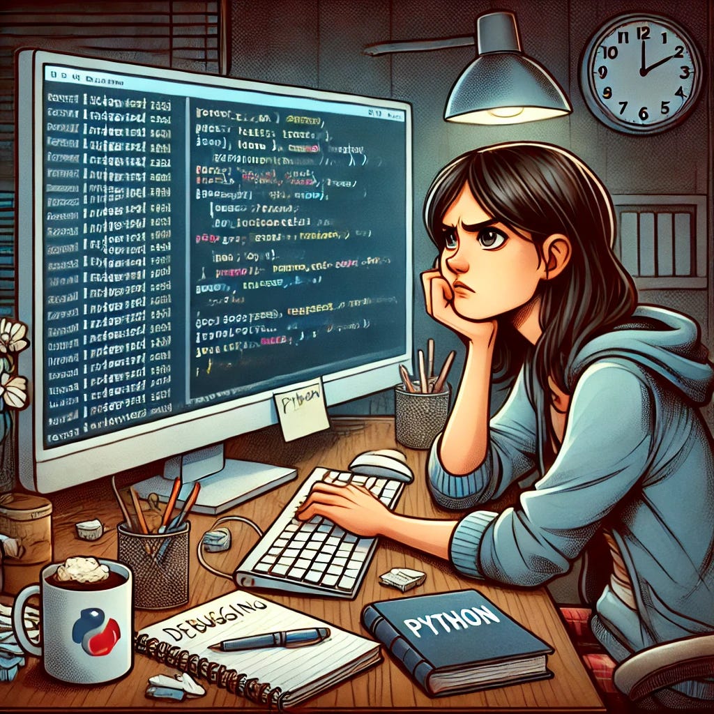 What I Do When My Python Code Breaks By Kiran Maan Python In Plain English