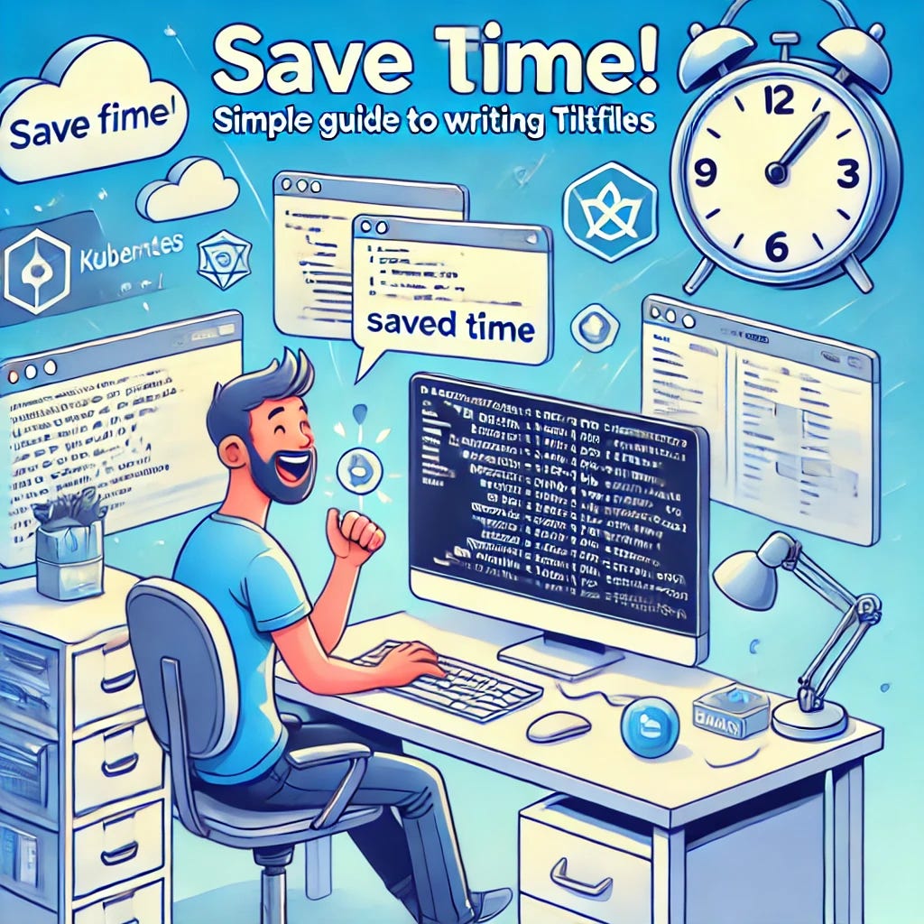 省下大把時間！Tiltfile 編寫簡易教程. 想要提升開發效率？本篇文章為您詳細介紹如何快速上手 Tiltfile… | by 許恆修 | Heng-Shiou Sheu | Medium