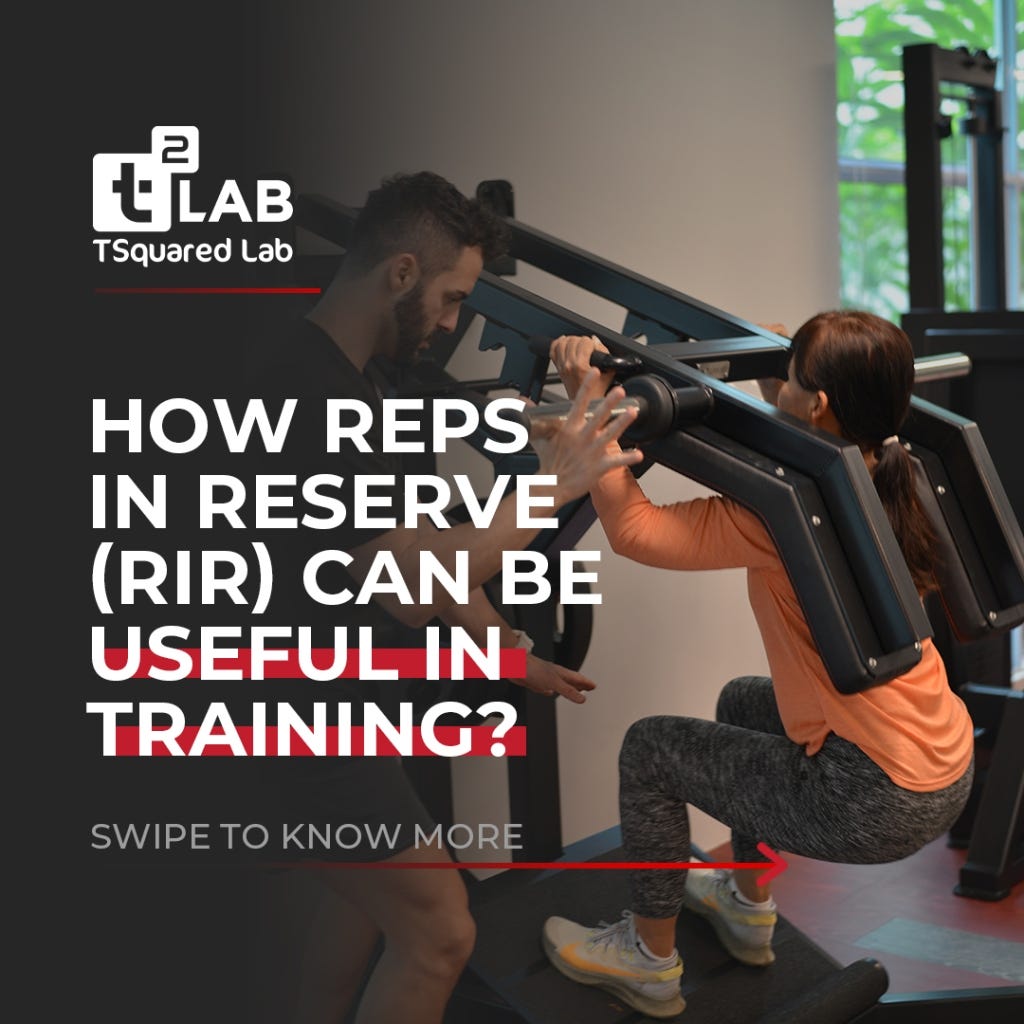 Reps in Reserve (RIR): Unlocking Your Training Potential | by Tsquared ...