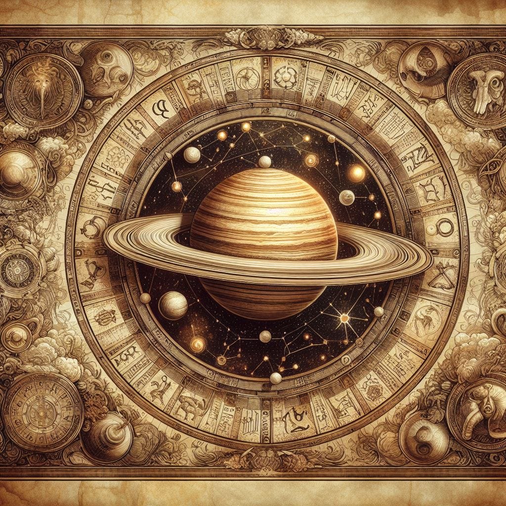 Saturn Debilitated. In astrology, when a planet is… | by Hermes ...