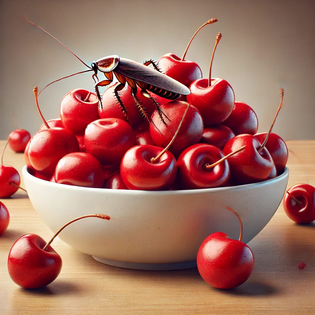 When Life Gives You Cherries and Cockroaches, A Lesson in Happiness ...