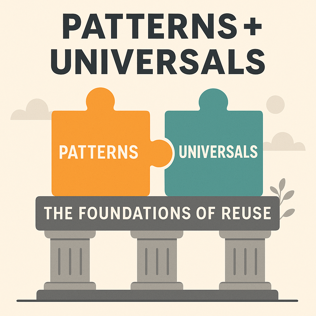 Patterns + Universals: The Foundations of Reuse | by Jaco van der Laan ...