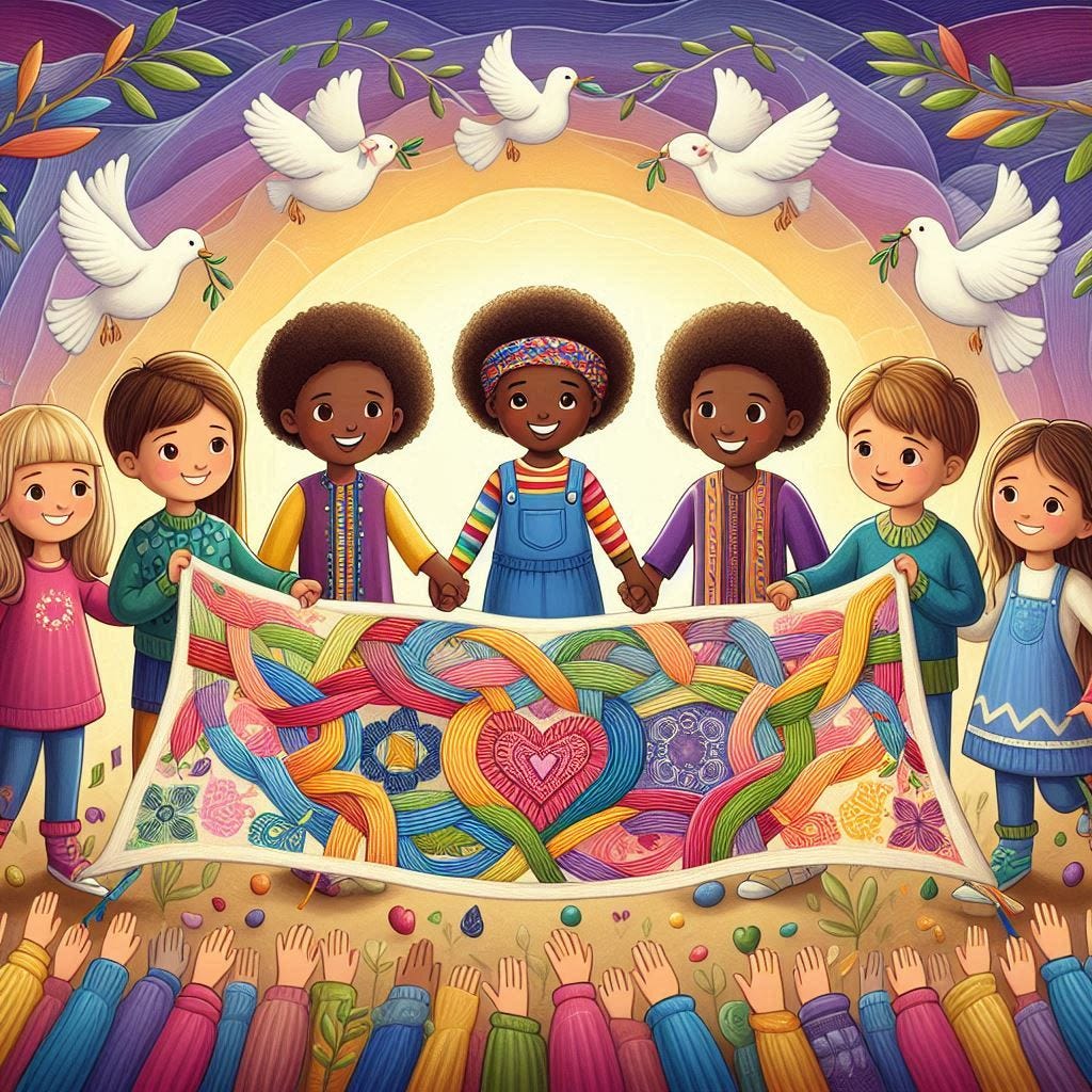 “Threads of Peace: Weaving a World Without War” | by piki josh | Oct ...