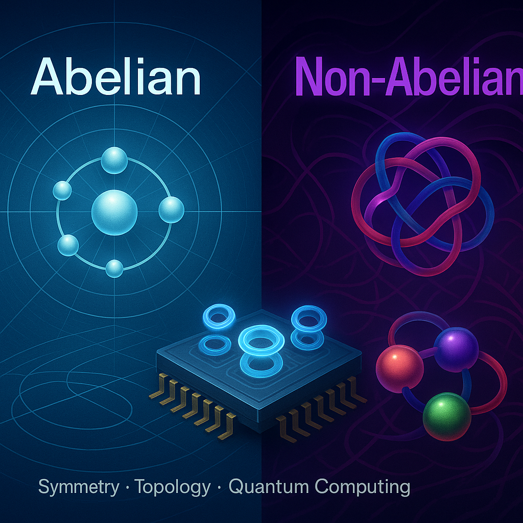 Abelian vs. Non-Abelian: Symmetry, Topology, and Quantum Computing | by Anderson Godoy | Sep ...