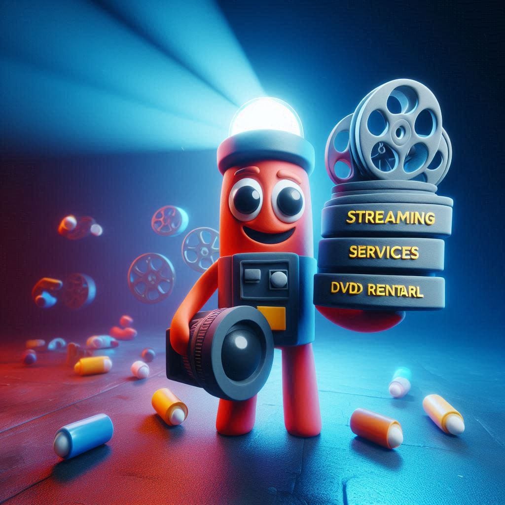 Intersection of S-Curves and Disruption: Streaming Services vs. Traditional TV and DVD Rental ...