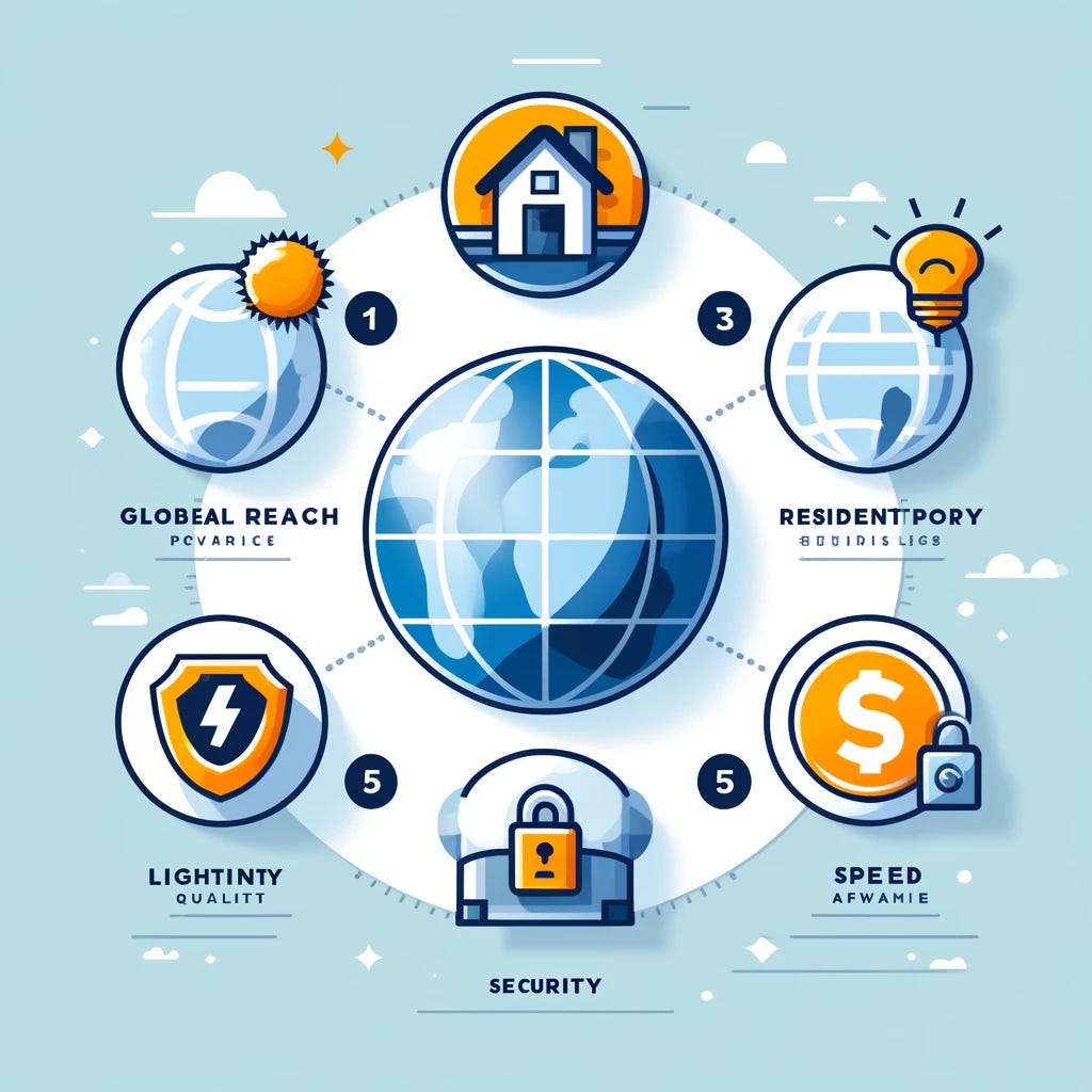 Top 5 Global Residential Proxy Service Providers | by Linda Doty | Medium