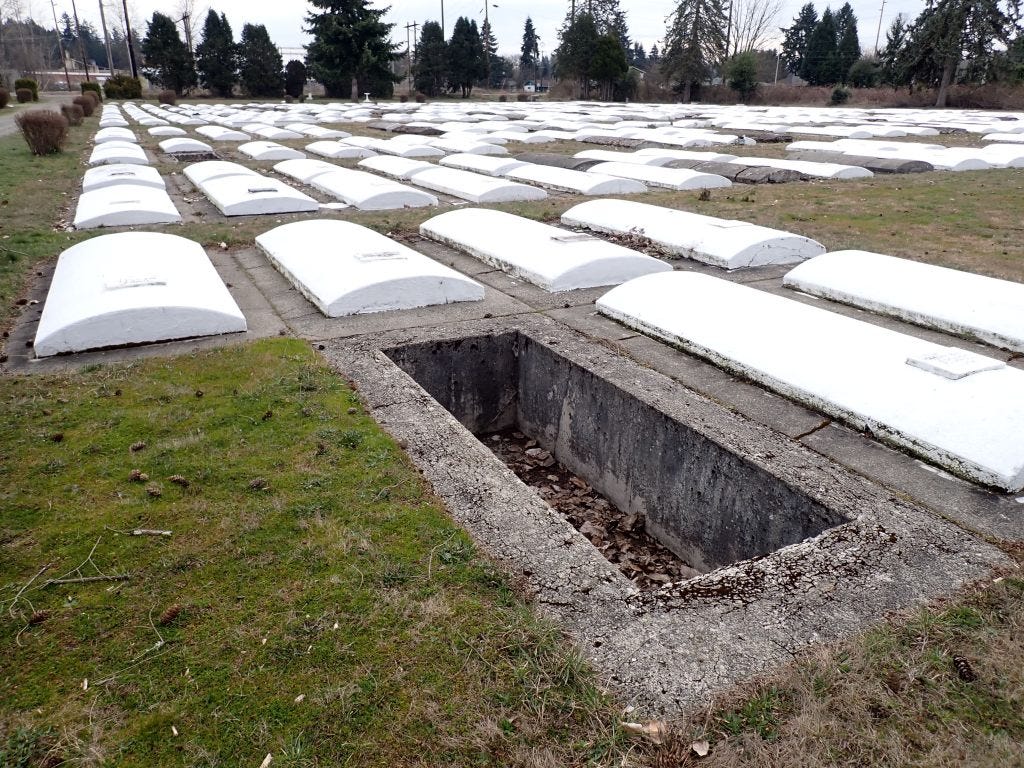 An odd visit to the Sticklin Greenwood Memorial Park | by Michelle Rau ...