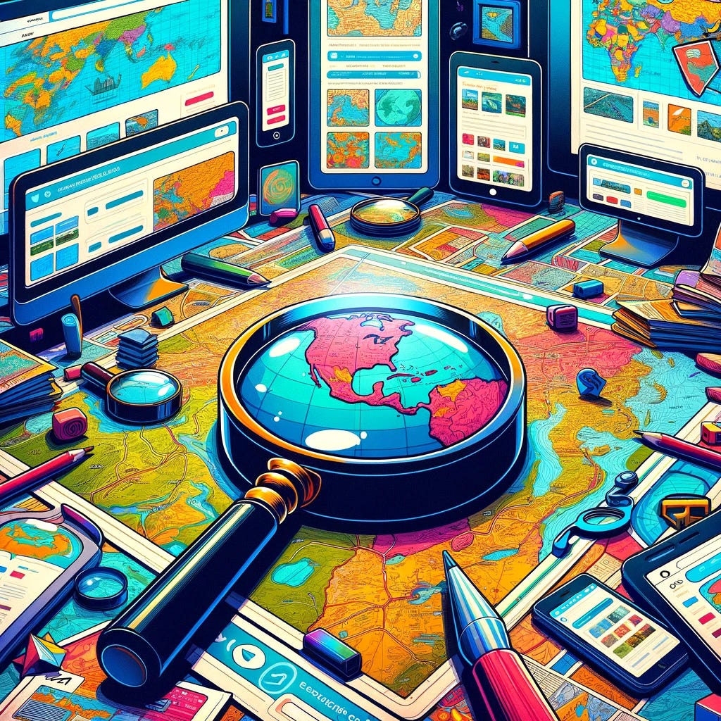 Finding a map without asking for help! 9 selected map search sites ...