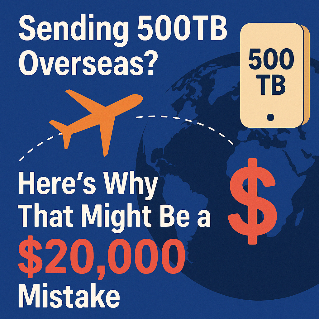 Sending 500TB Overseas? Here’s Why That Might Be a $20,000 Mistake | by ...