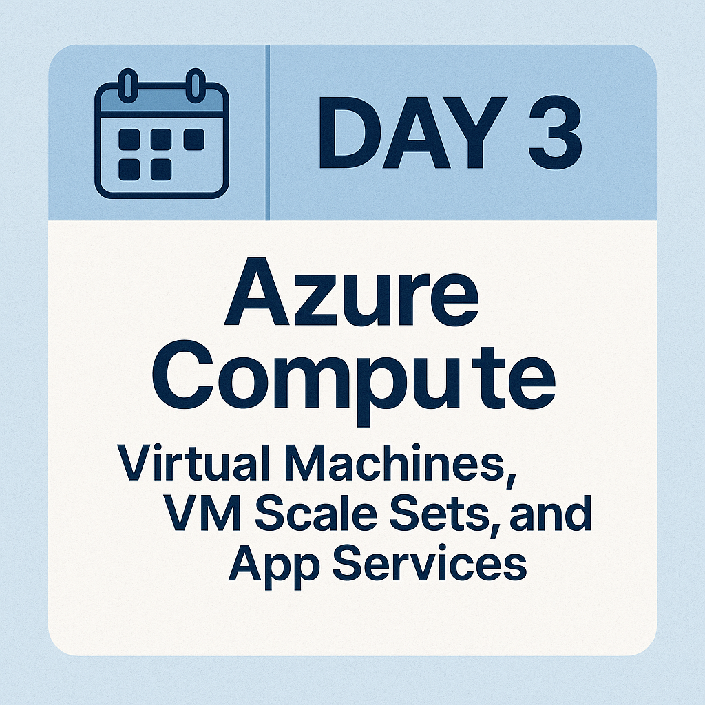 🚀🚀🚀🚀Day 3: Azure Compute — Virtual Machines, VM Scale Sets, and App ...