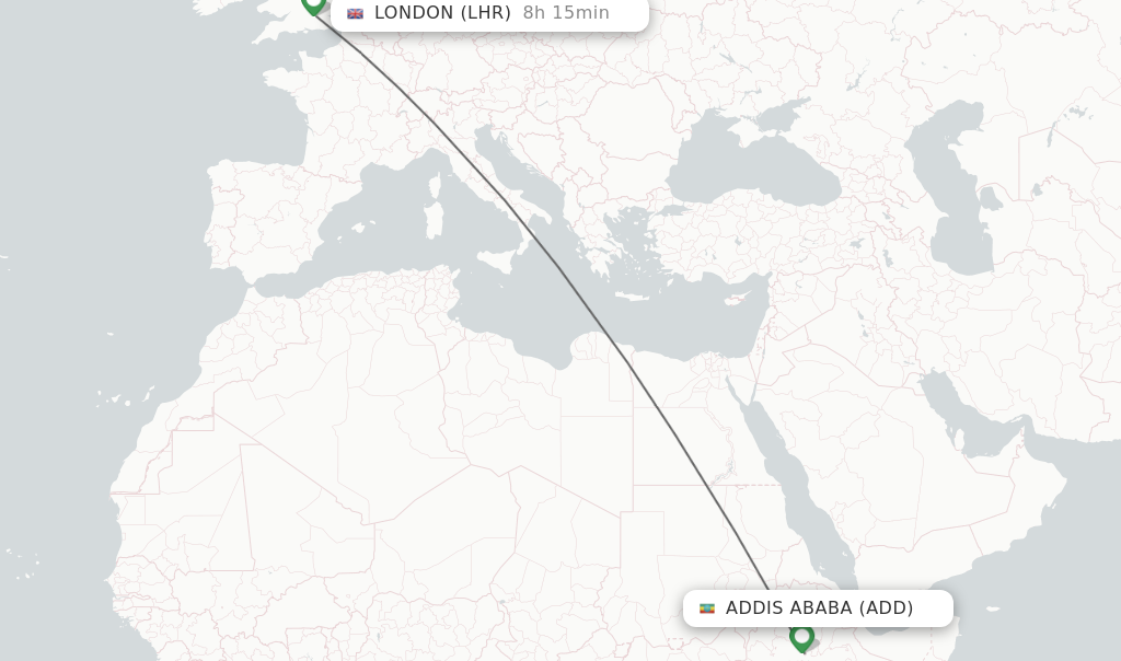 Flight Time from London to Addis Ababa and Affordable Hotels | by ...