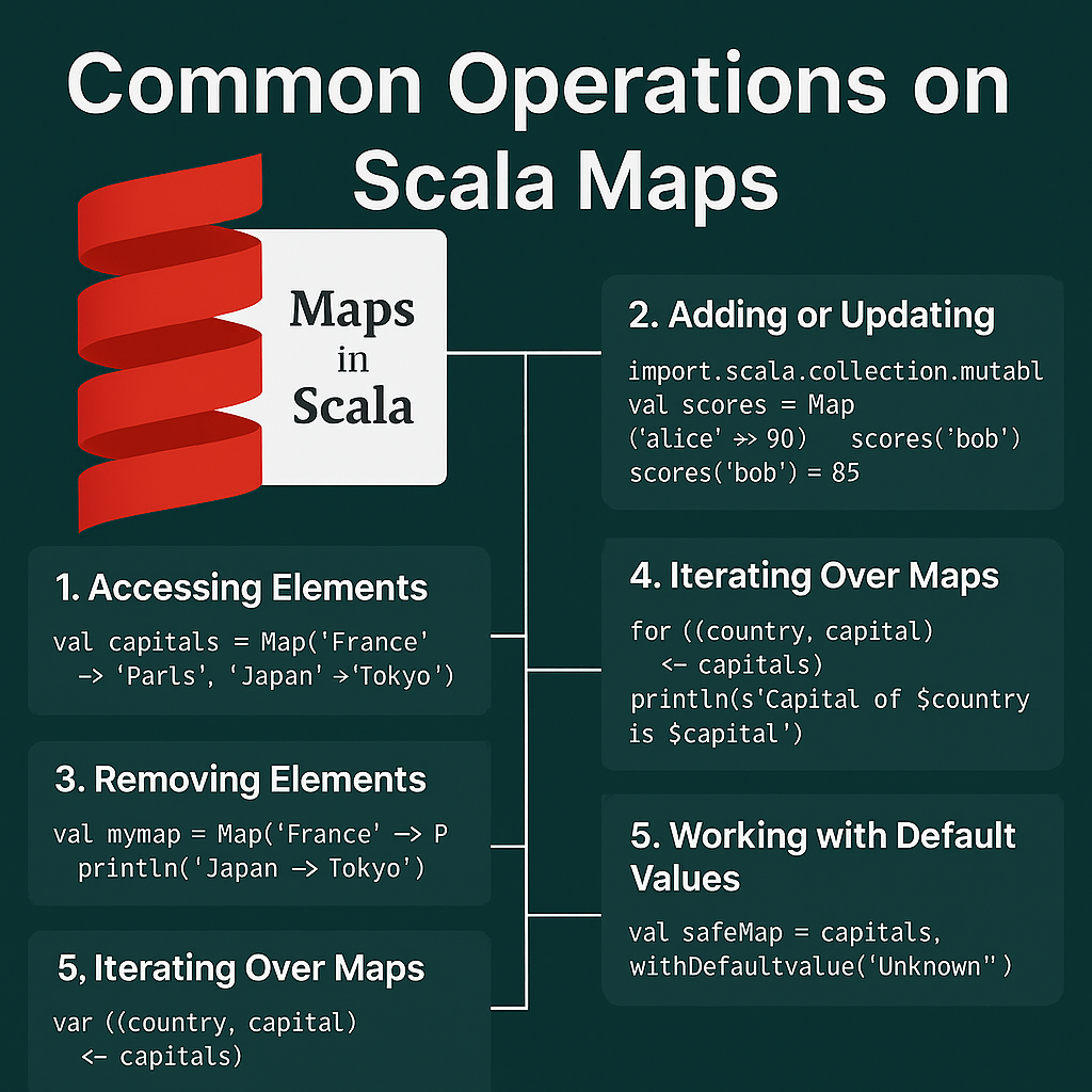 Scala Collections Maps Tutorial : A Complete Guide | by shubham mishra | Towards Dev
