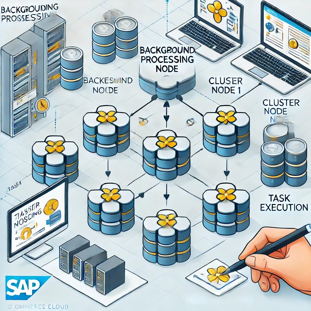 🚀 Execute a Task on the backgroundProcessing Node in SAP Commerce Cloud | by Alaa Omri | Medium