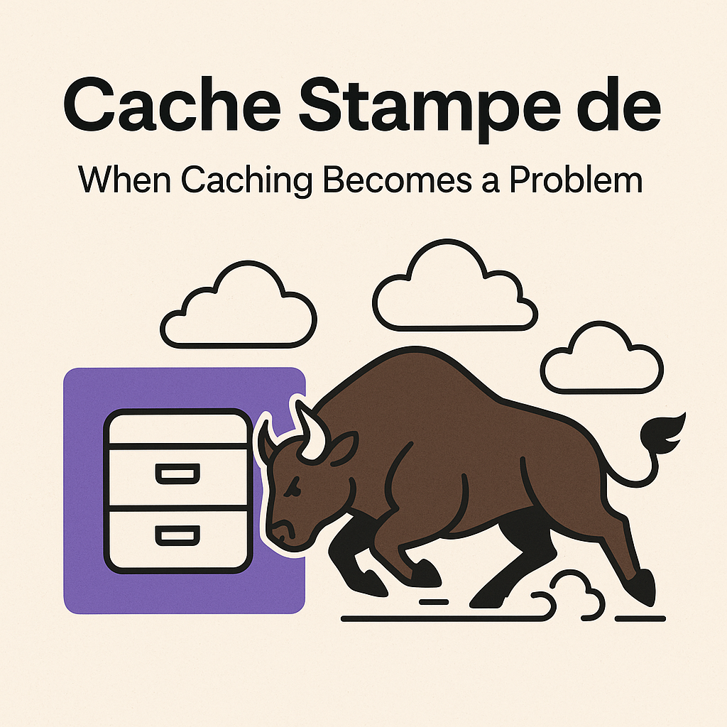 🐃 Cache Stampede: When Caching Becomes a Problem | by Radhika Parashar | Jun, 2025 | Medium