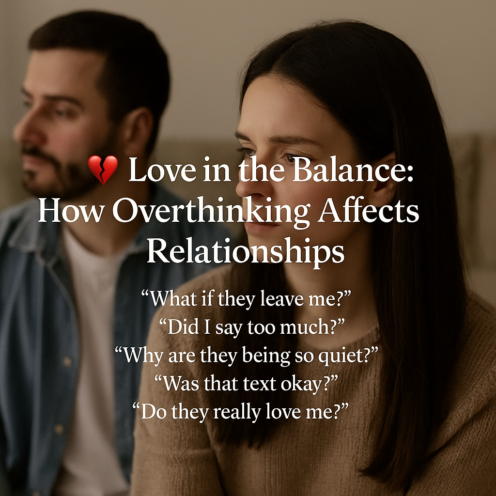 Love in the Balance: How Overthinking Affects Relationships- Mental ...