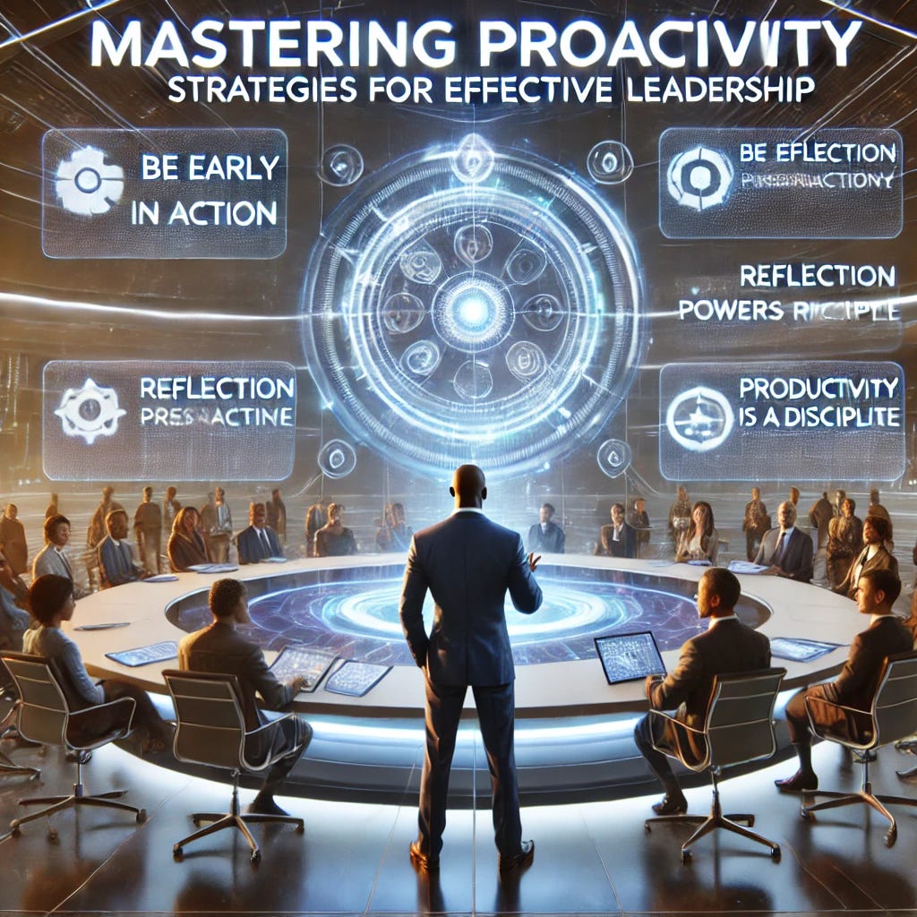 Mastering Proactivity: Strategies for Effective Leadership | by Regi ...