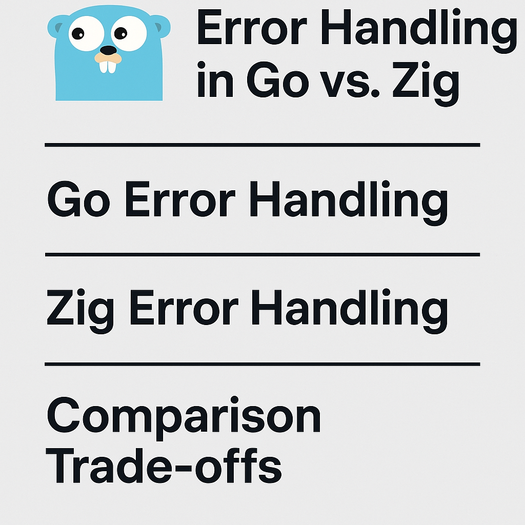 Error Handling in Go vs.Zig. Error Handling Redefined: Go and Zig’s ...