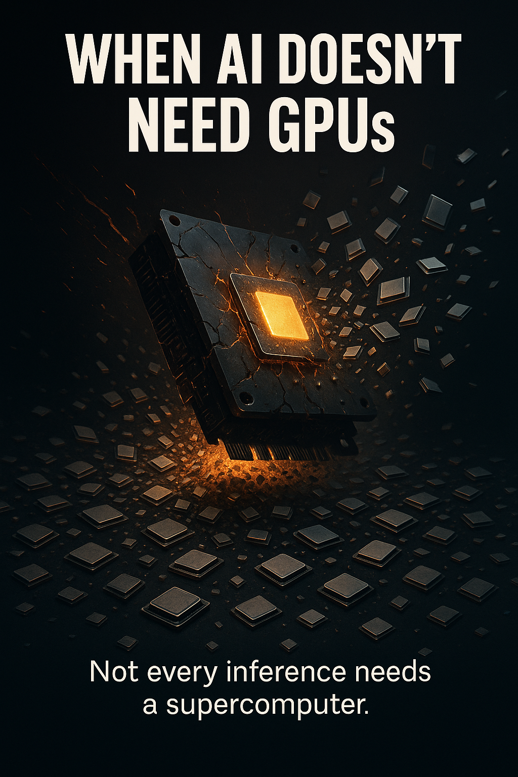 When AI Doesn’t Need GPUs. Not all intelligence needs… | by Gtrossell | TheNewTier