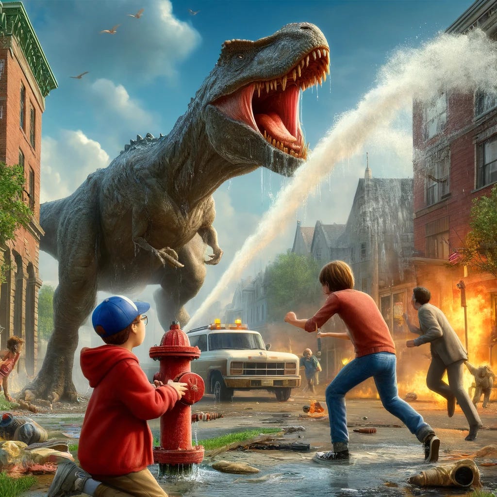 The Day the Ginormous Came. A boy’s encounter with a giant lizard | by ...