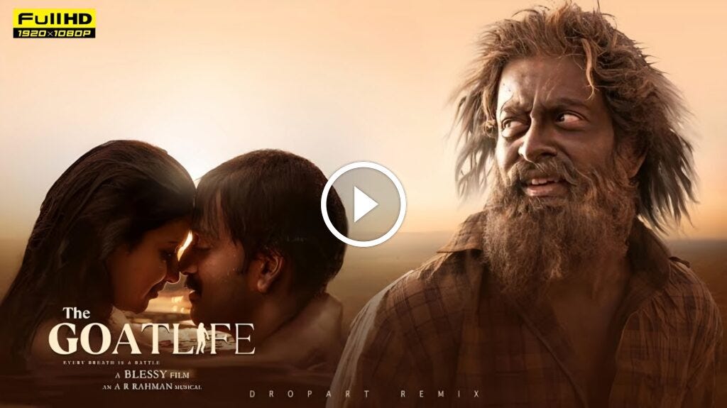 Aadujeevitham — The Goat Life South Movie Dubbed Hindi Official Trailer | Prithviraj Sukumaran ...