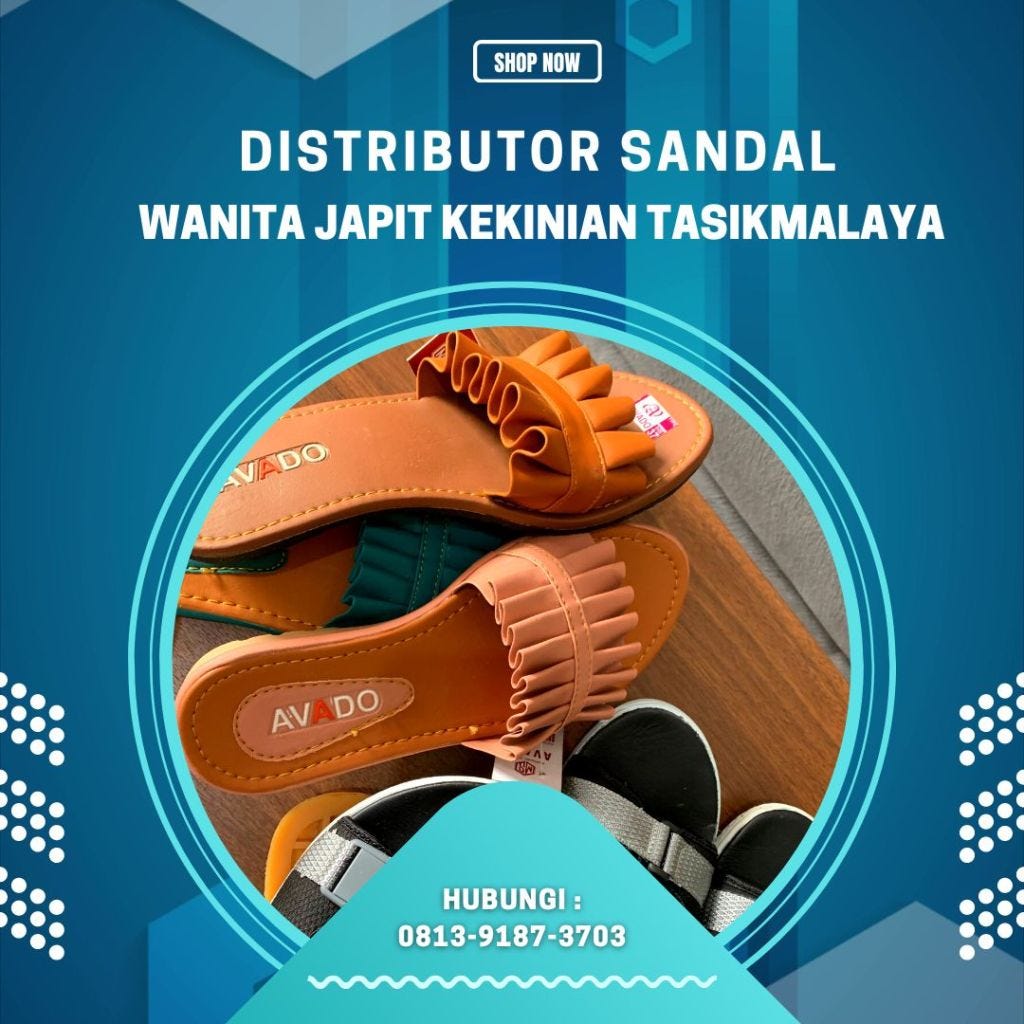 Distributor Sandal Wanita Japit Kekinian Tasikmalaya | by ...