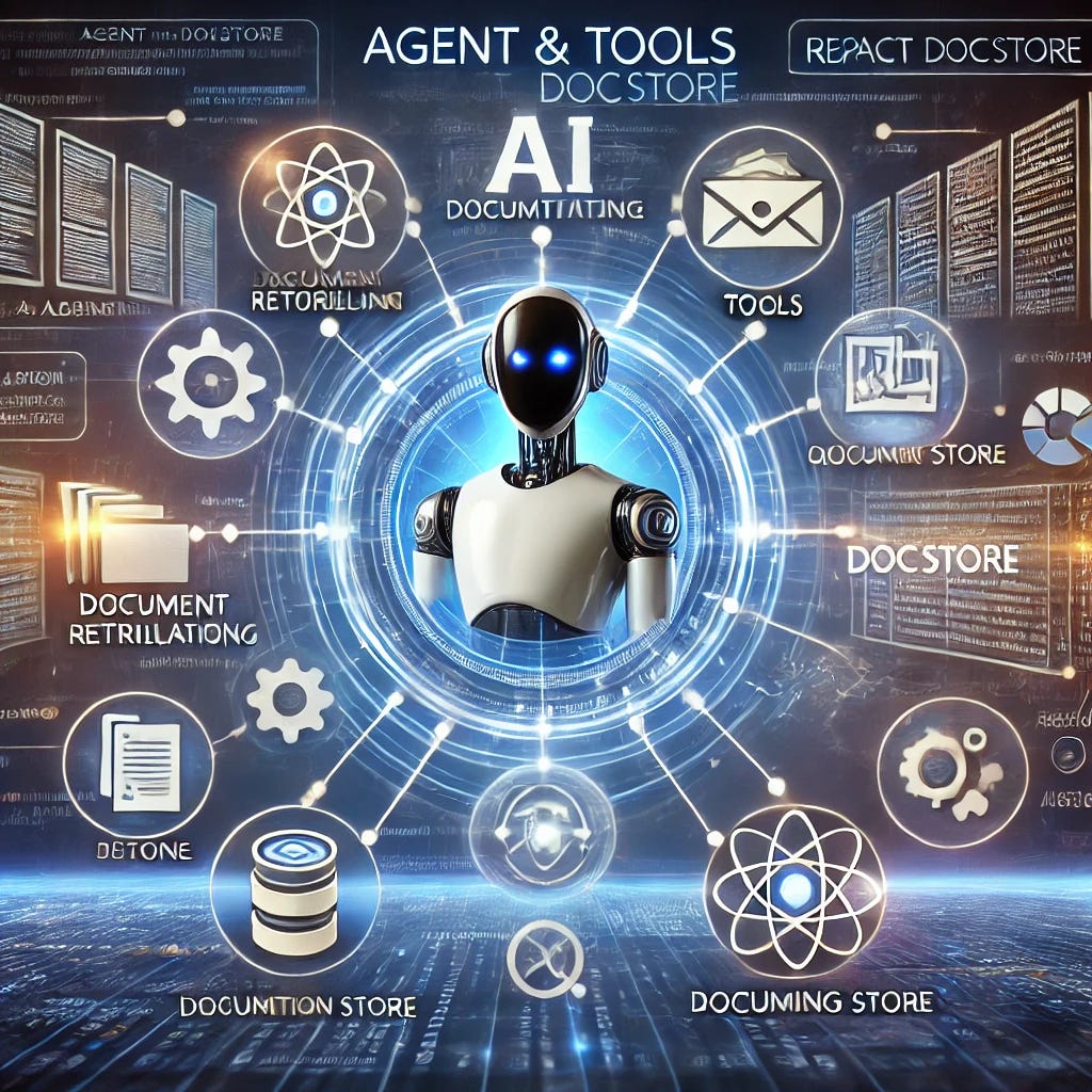 Agent & Tools — ReAct DocStore. The ReAct DocStore integrates the ReAct ...