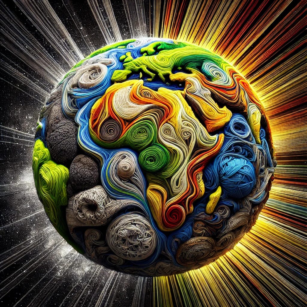 Woven. Brightly colored strings connected… | by Ryan Pettey | Oct, 2024 ...