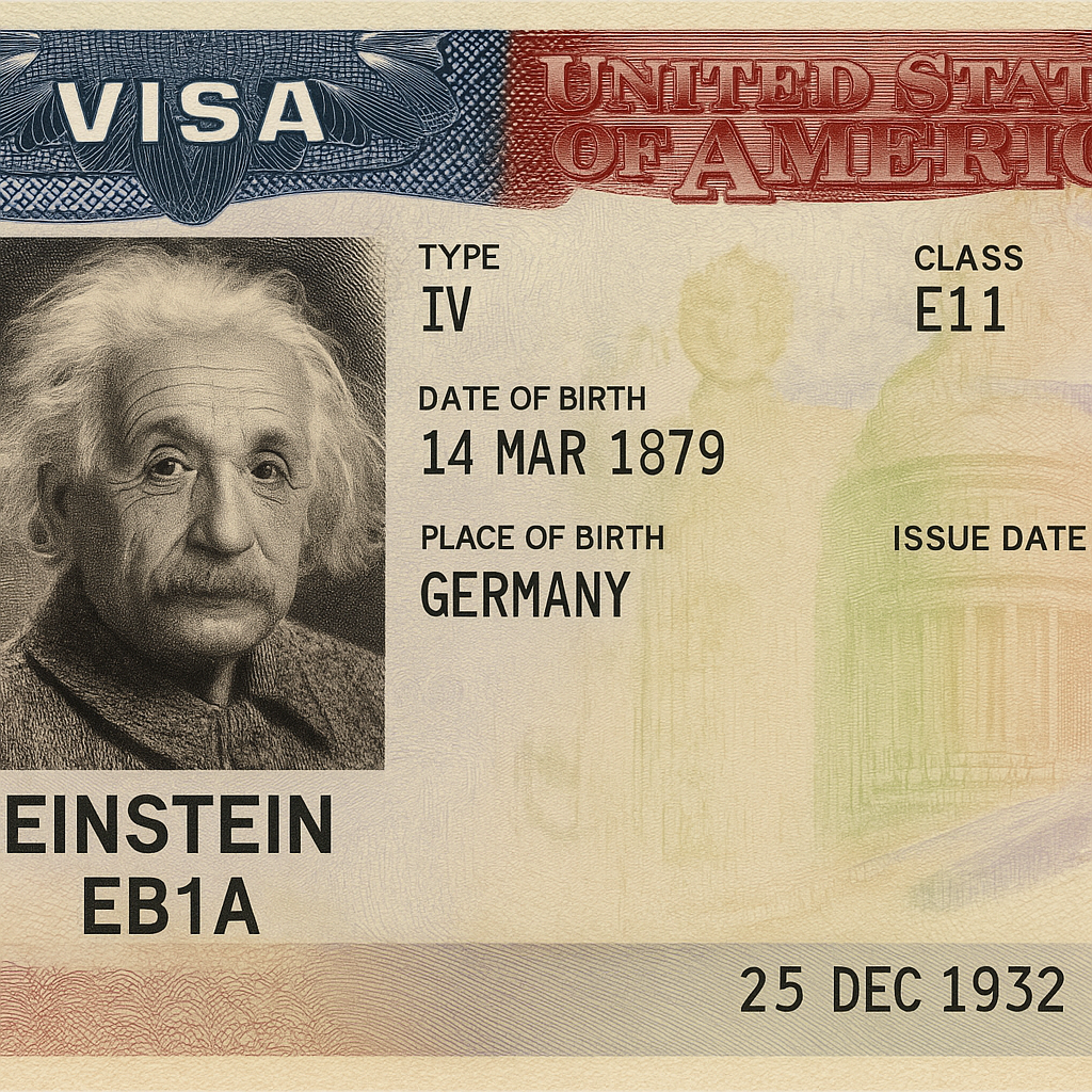 Einstein Visa. A story of loopholes, emotional… | by The KURIOUSK, Ph.D. | ILLUMINATION | Medium