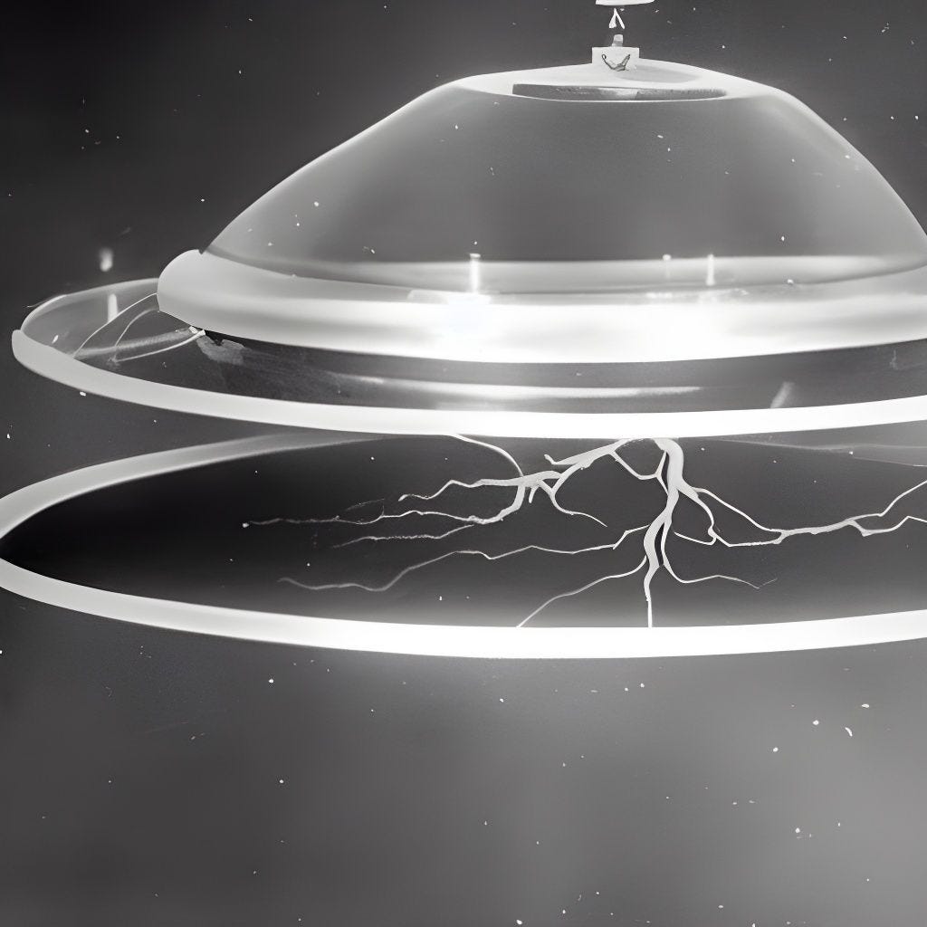 Nikola Tesla’s Flying Saucer. An antigravity stove that moves without ...