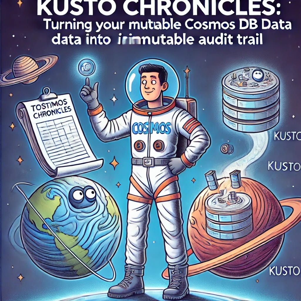 Kusto Chronicles: Turning Your Mutable Cosmos DB Data into an Immutable Audit Trail | by Mark ...
