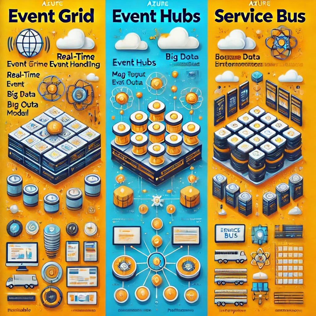 Understanding Azure Messaging: Event Grid, Event Hubs, and Service Bus ...