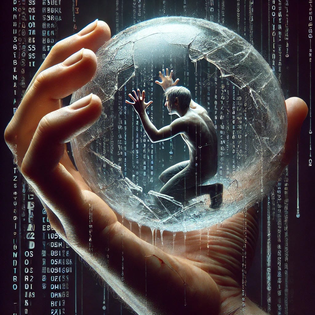 The Digital Prison: Trapped in the Glass Sphere of Data | by Aardvark ...