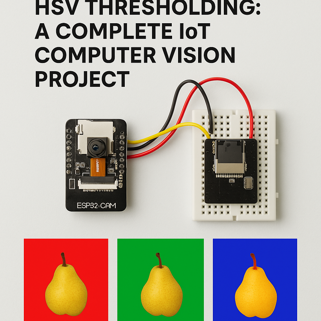 ESP32-CAM Real-Time Color Detection with HSV | Engineering IoT