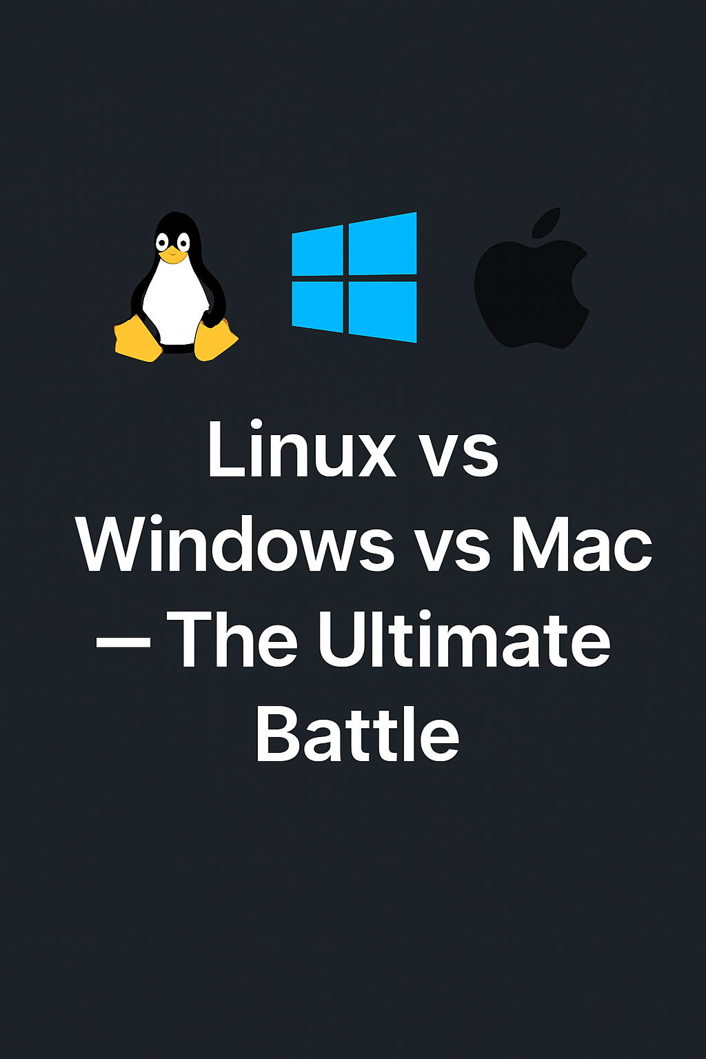 💻 Chapter 2 : Linux vs Windows vs Mac — The Ultimate Battle | by BHARAT PRAKASH INANI | May ...