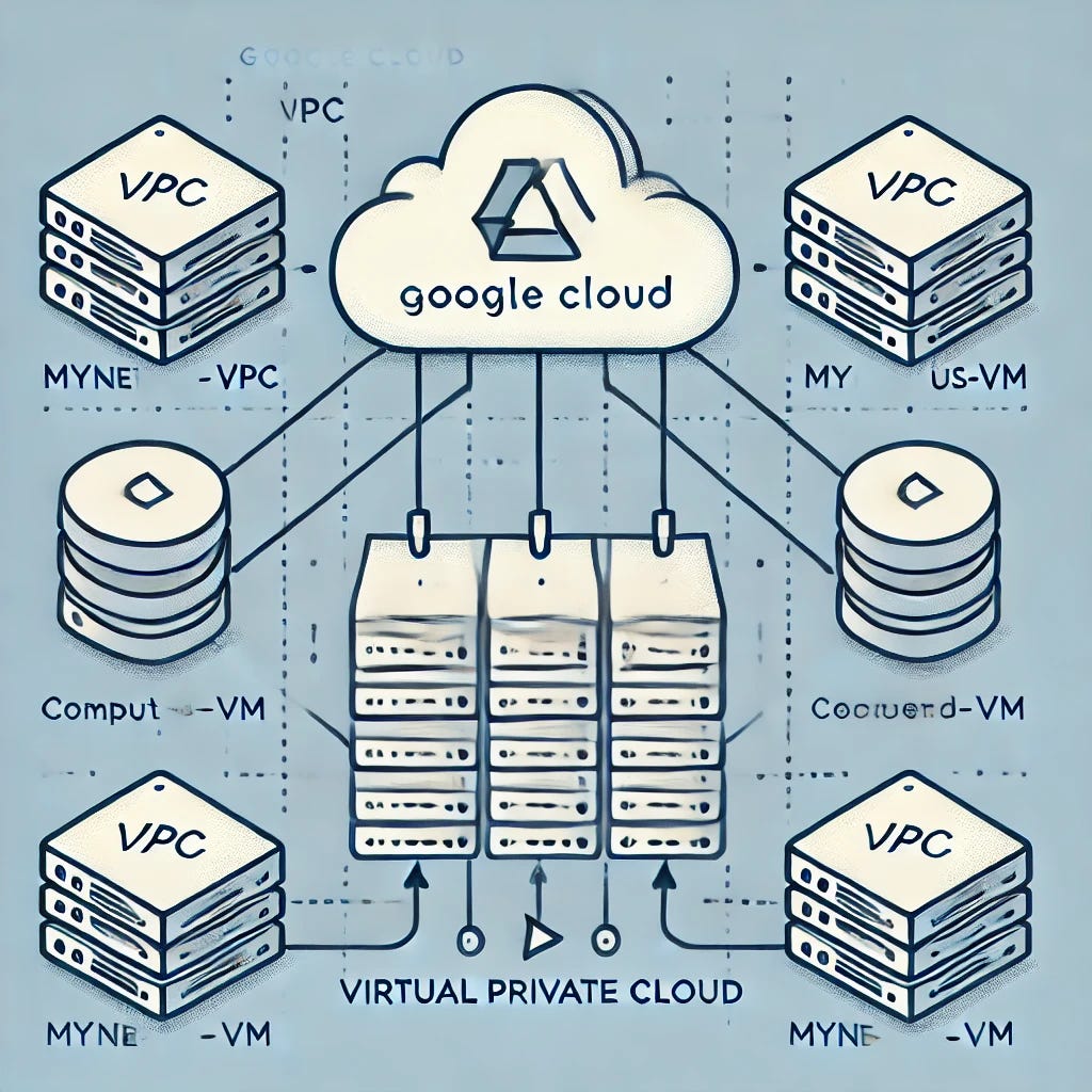 Membuat dan eksplorasi VM Instance di VPC Google Cloud Platform | by ...