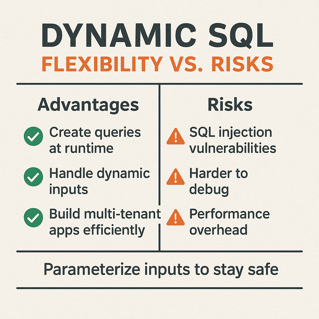 Dynamic SQL. When you work with complex… | by Adith - The Data Guy | CodeX | Medium