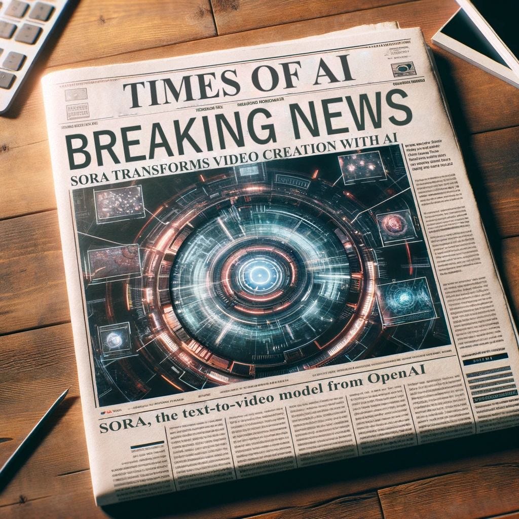 Sora Unveiled: A New Dawn in the World of Generative AI | by Vishwesh P ...