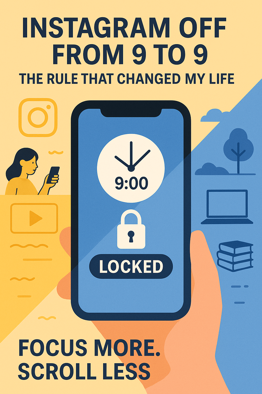 How I Quit Instagram with a 9 to 9 Rule || Break Instagram Addiction ...