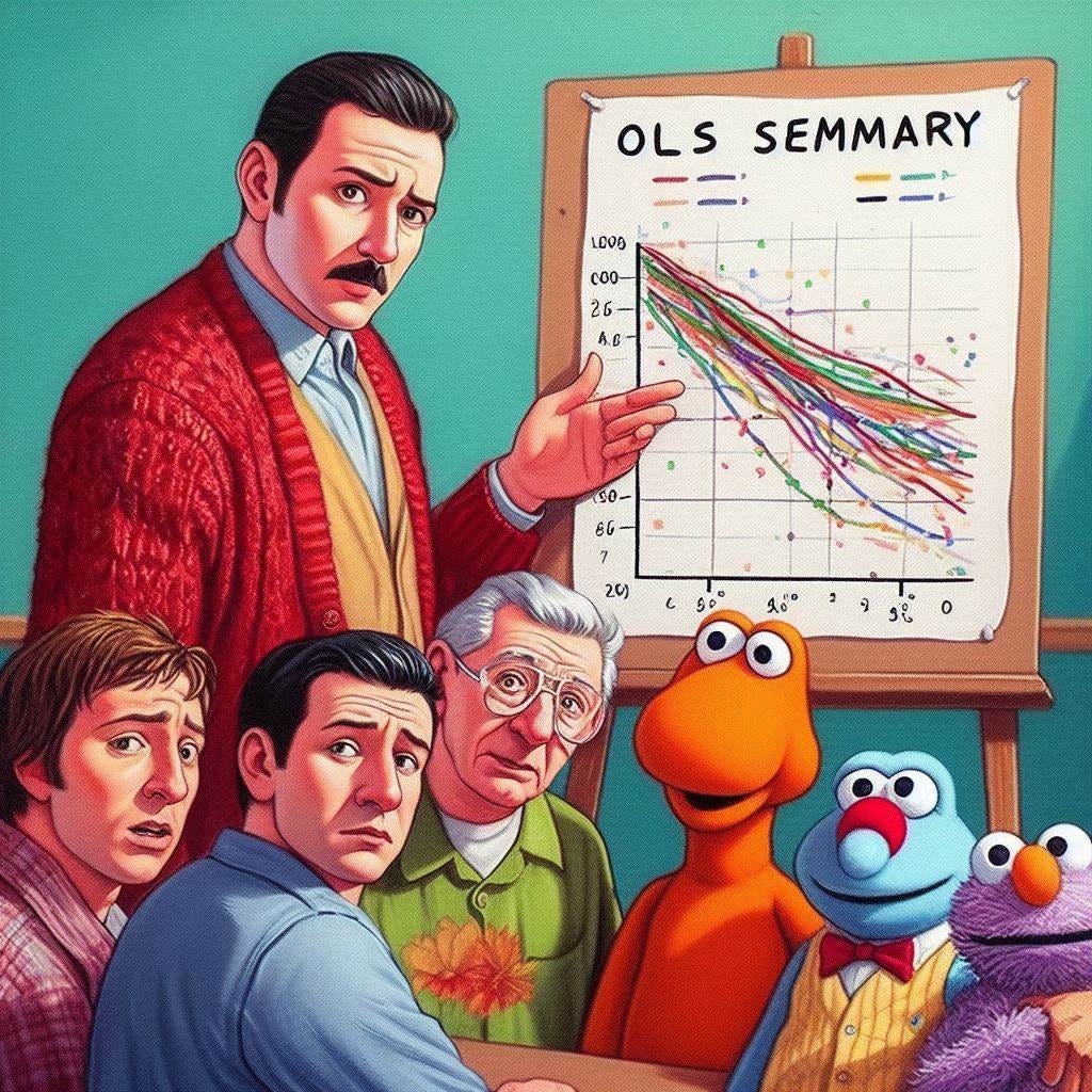 Interpreting the OLS Summary. In an Ordinary Least Squares (OLS)… | by ...