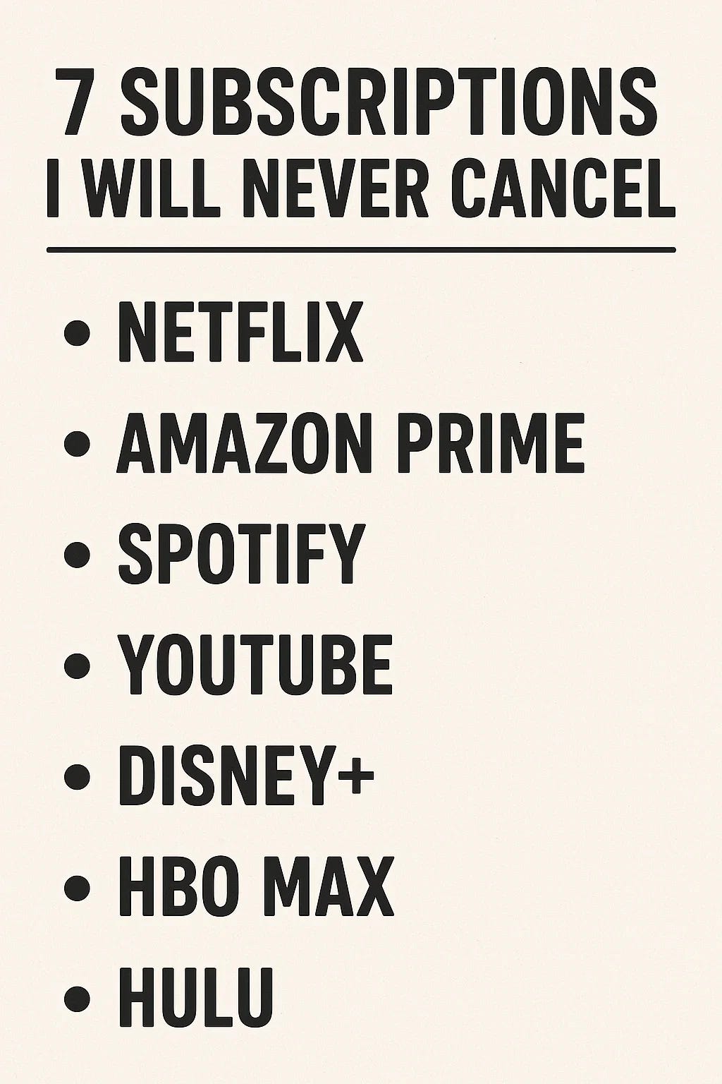 7 Subscriptions I Will Never Cancel | by L Churchill | Oct, 2025 | Medium