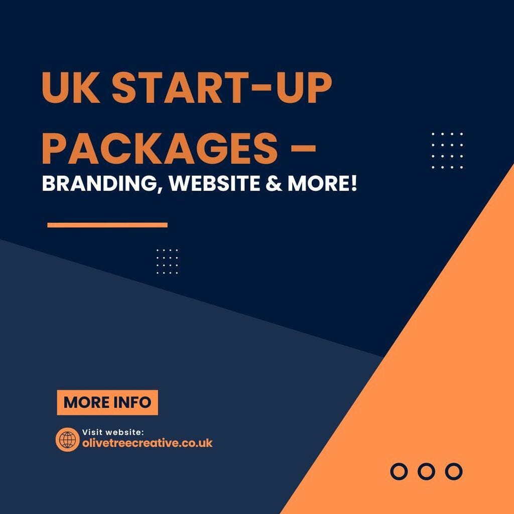 UK Start-Up Packages — Branding, Website & More! - Oliver Tree Creative ...