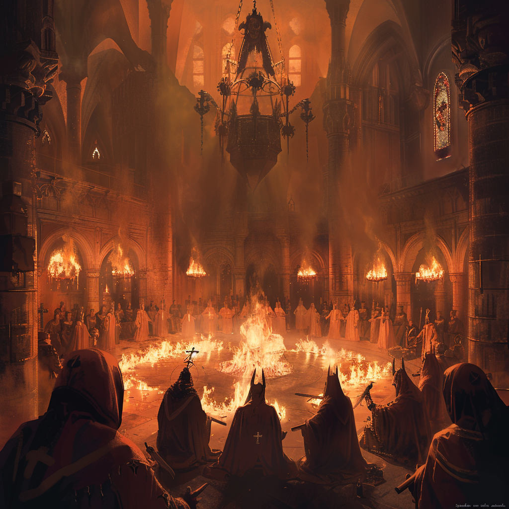 The most terrifying castle, where the Gates of Hell are located. | by ...