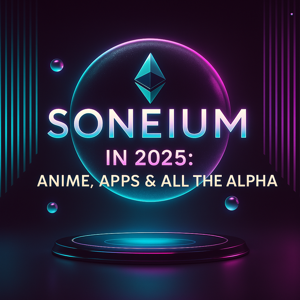 🚀 Soneium in 2025: Anime, Apps, and All the Hype | by Matt | The Astar ...