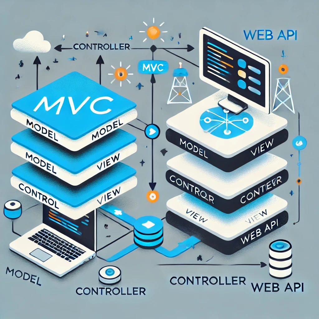Differences between MVC and Web API | by Alifiyakapasi | Medium