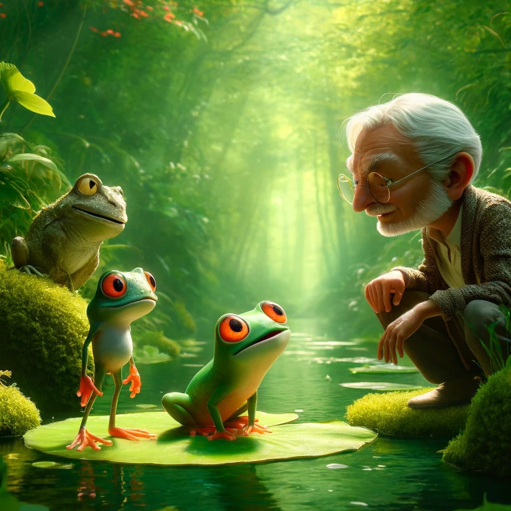 Frogs’ Honour. Lessons leap from lily pads | by CJ Coop | TinyTales ...
