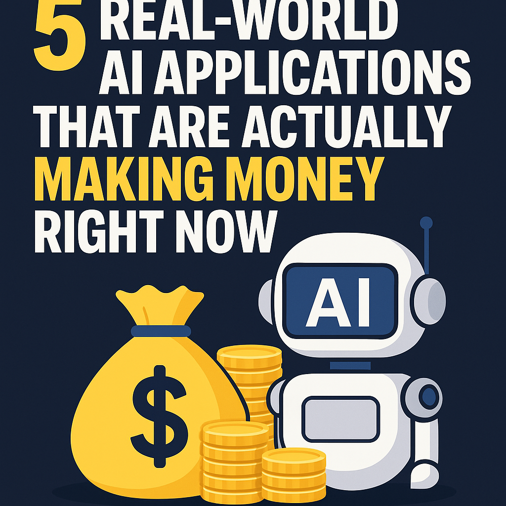 5 Real-World AI Applications That Are Actually Making Money Right Now ...